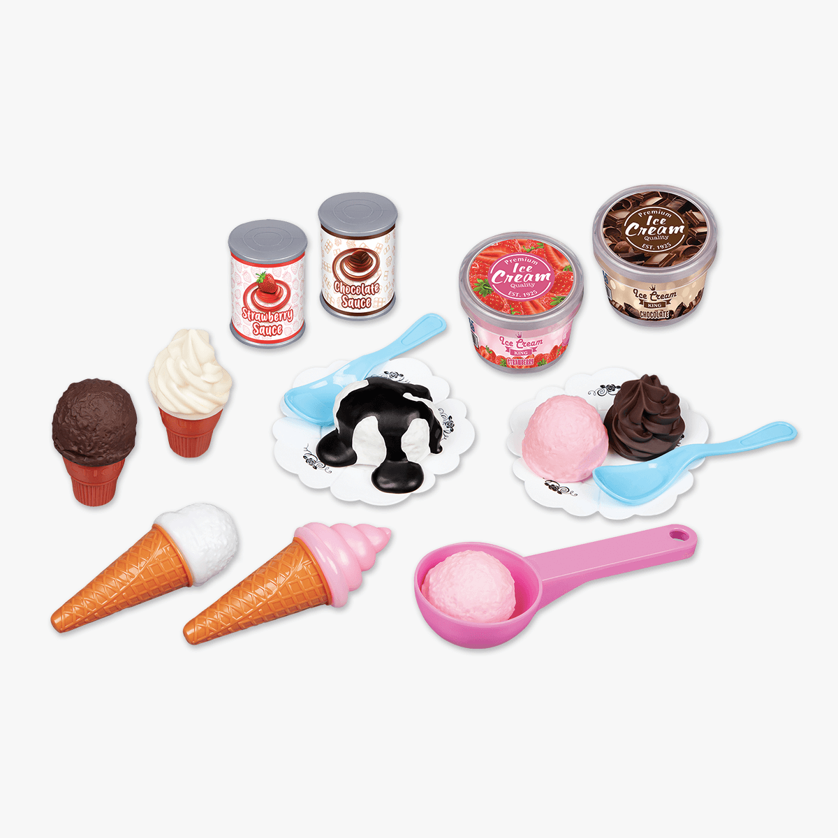Ice Cream Playset [23 pieces] | HobbyTron™