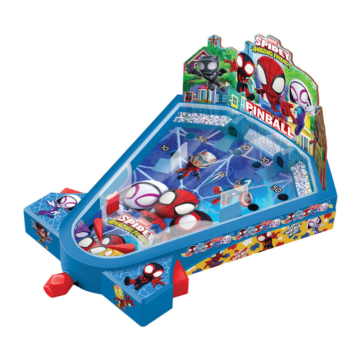 Spidey and his Amazing friends Mini Tabletop Pinball Game – HOBBYTRON
