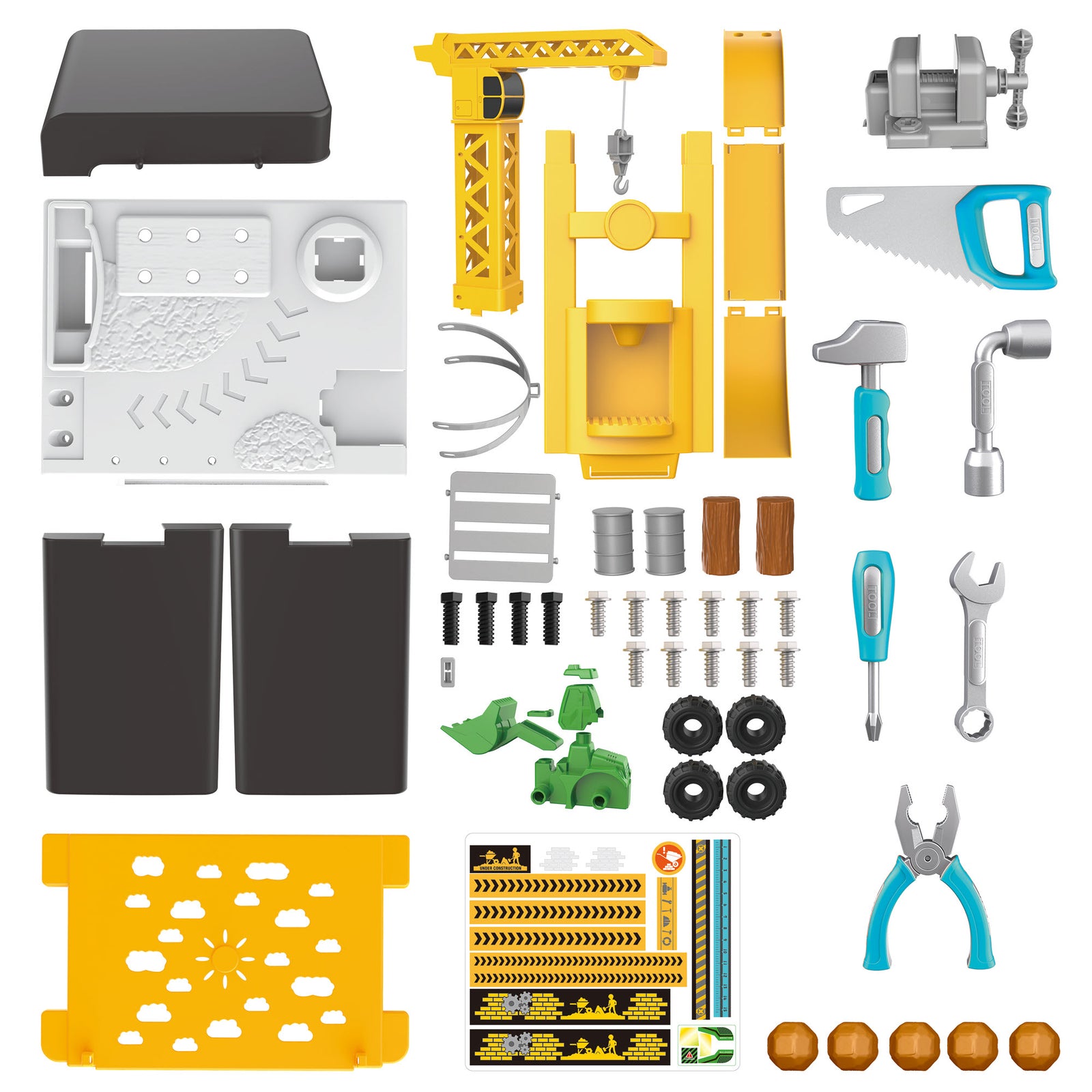 Construction Site 54 Piece Playset – HOBBYTRON