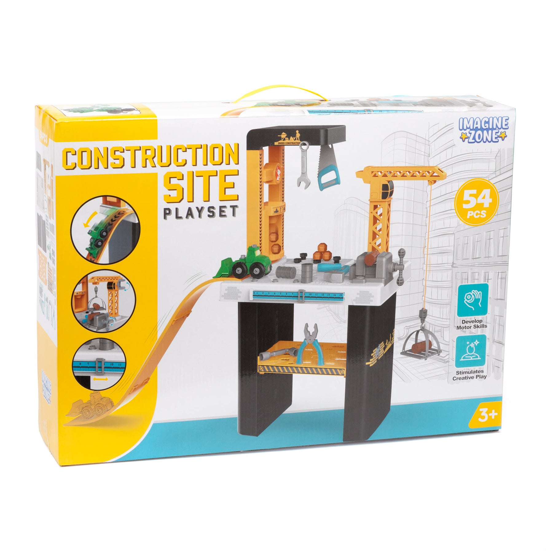 Construction Site 54 Piece Playset – HOBBYTRON